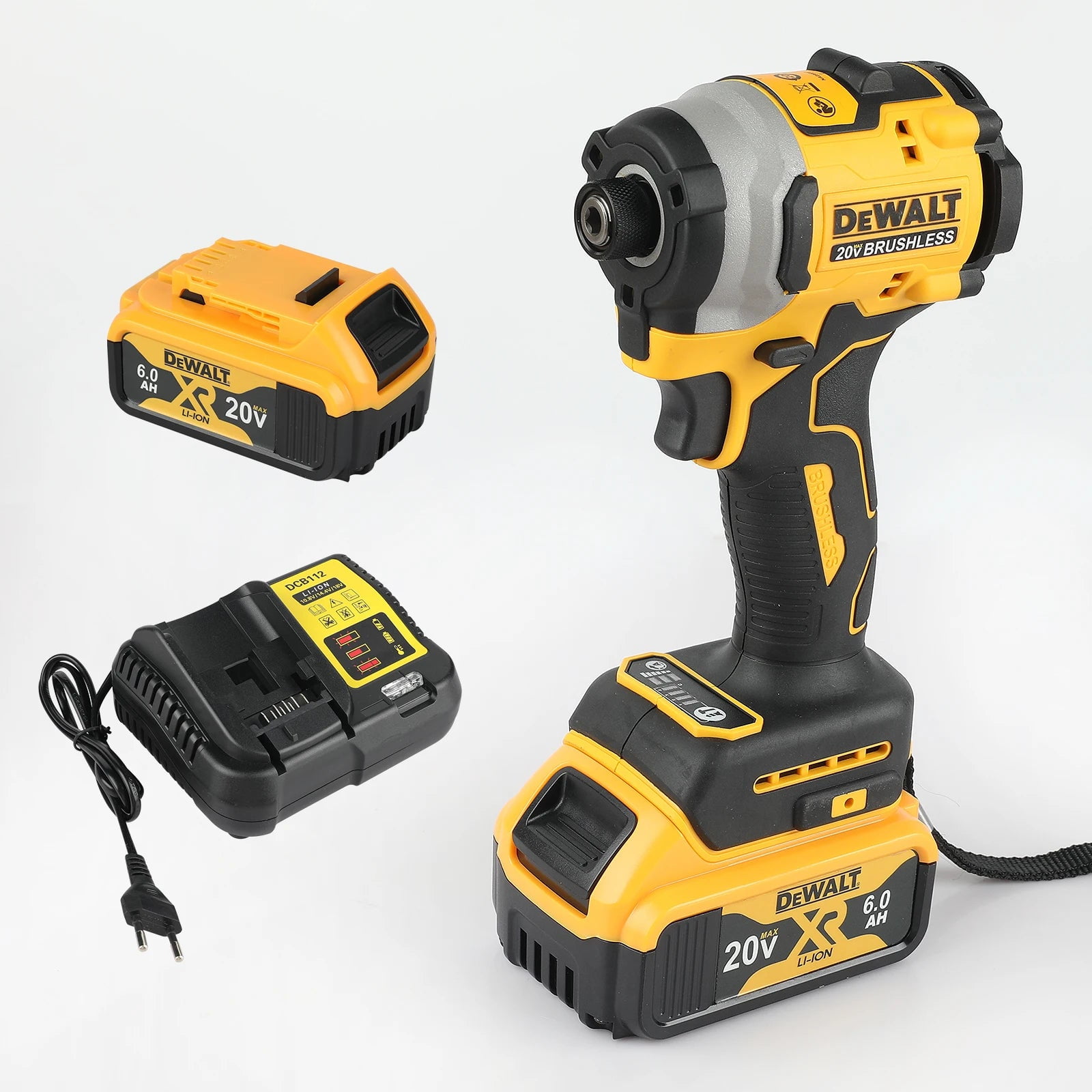 DEWALT DCF850 Impact Brushless Cordless Electric Drill 20V Lithium Driver electric screwdriver ...