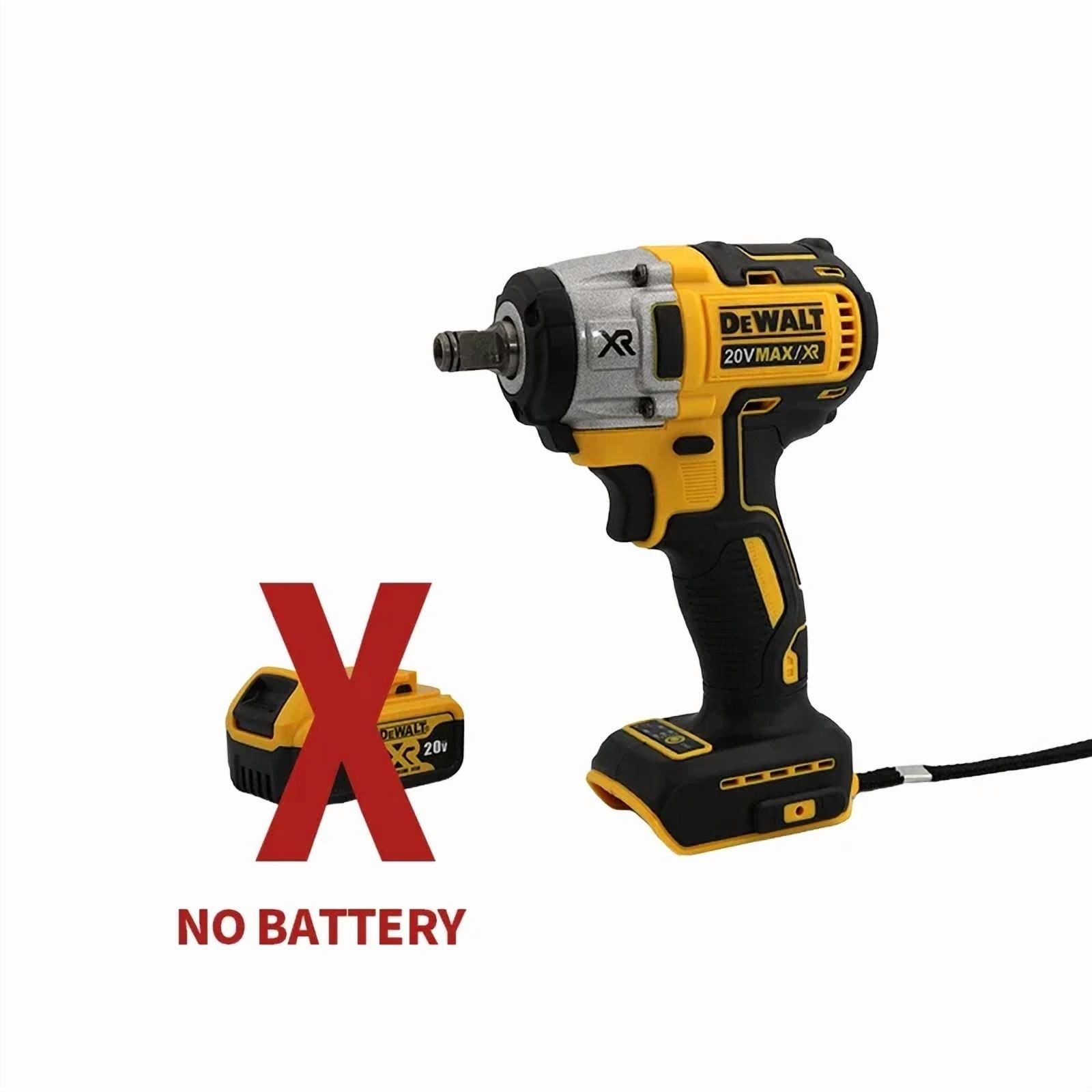 DEWALT DCF880 Lithium Battery Brushless Impact Wrench 20V Detachable ...