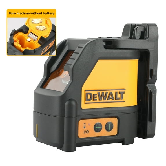 DEWALT DW088CG Laser Level 2-Line Cross Line Green Light Automatic ...