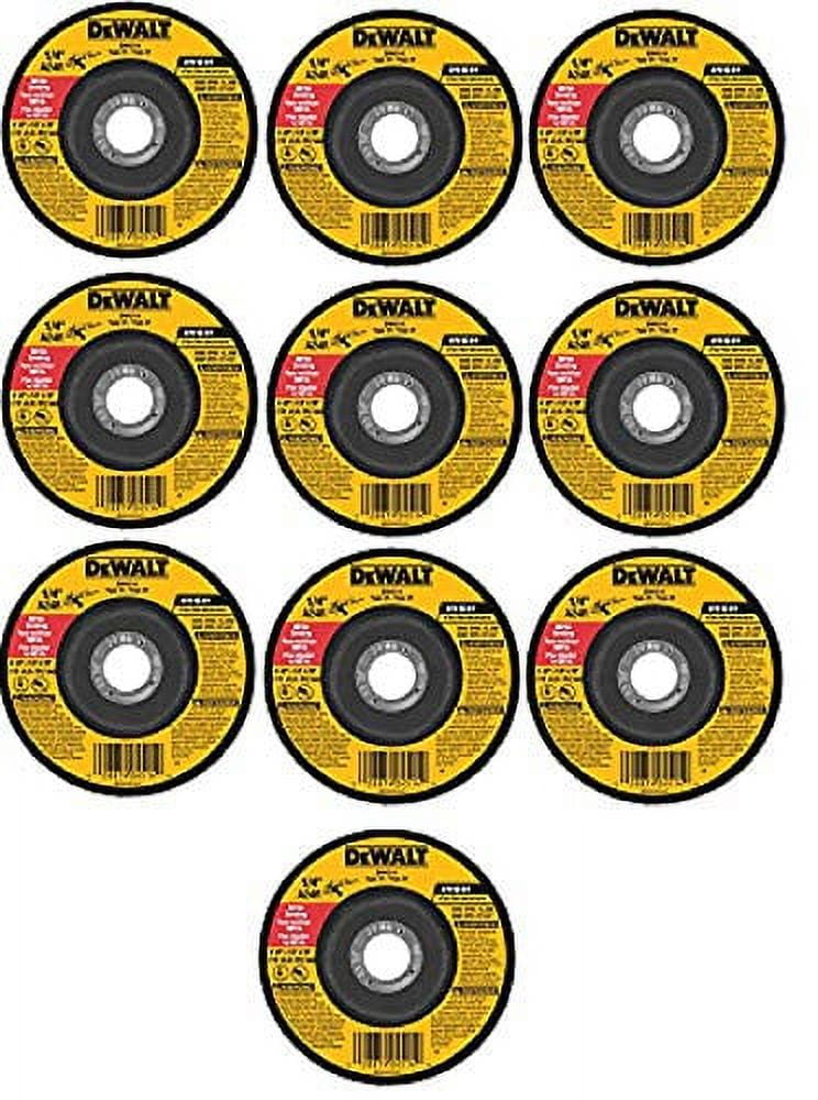 DEWALT DW4514B5 4-1/2-Inch by 1/4-Inch by 7/8-Inch Metal Grinding Wheel ...
