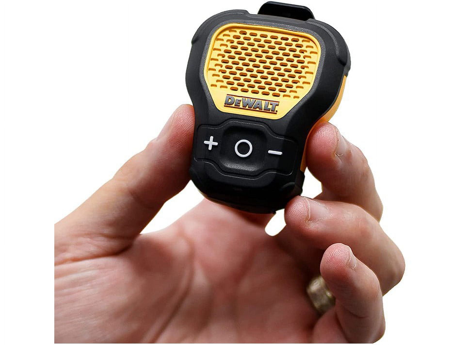 DEWALT Job Pro Wearable Bluetooth Mini Wireless Portable Speaker ...