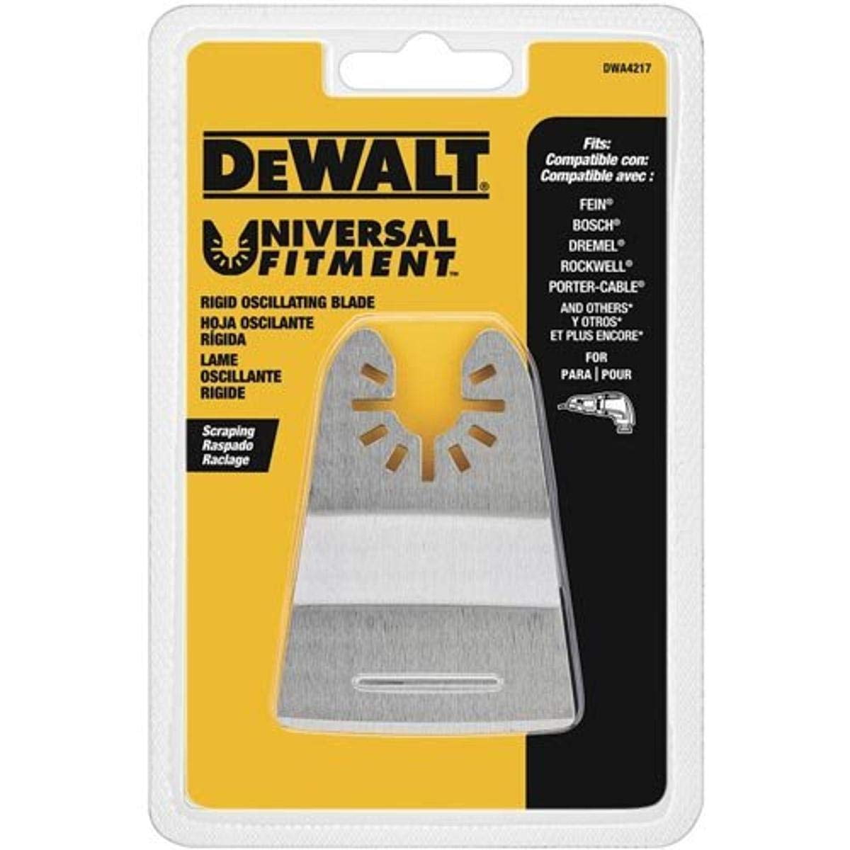 DEWALT Dwa4217 Oscillating Rigid Scraper Blade C55 - Walmart.com