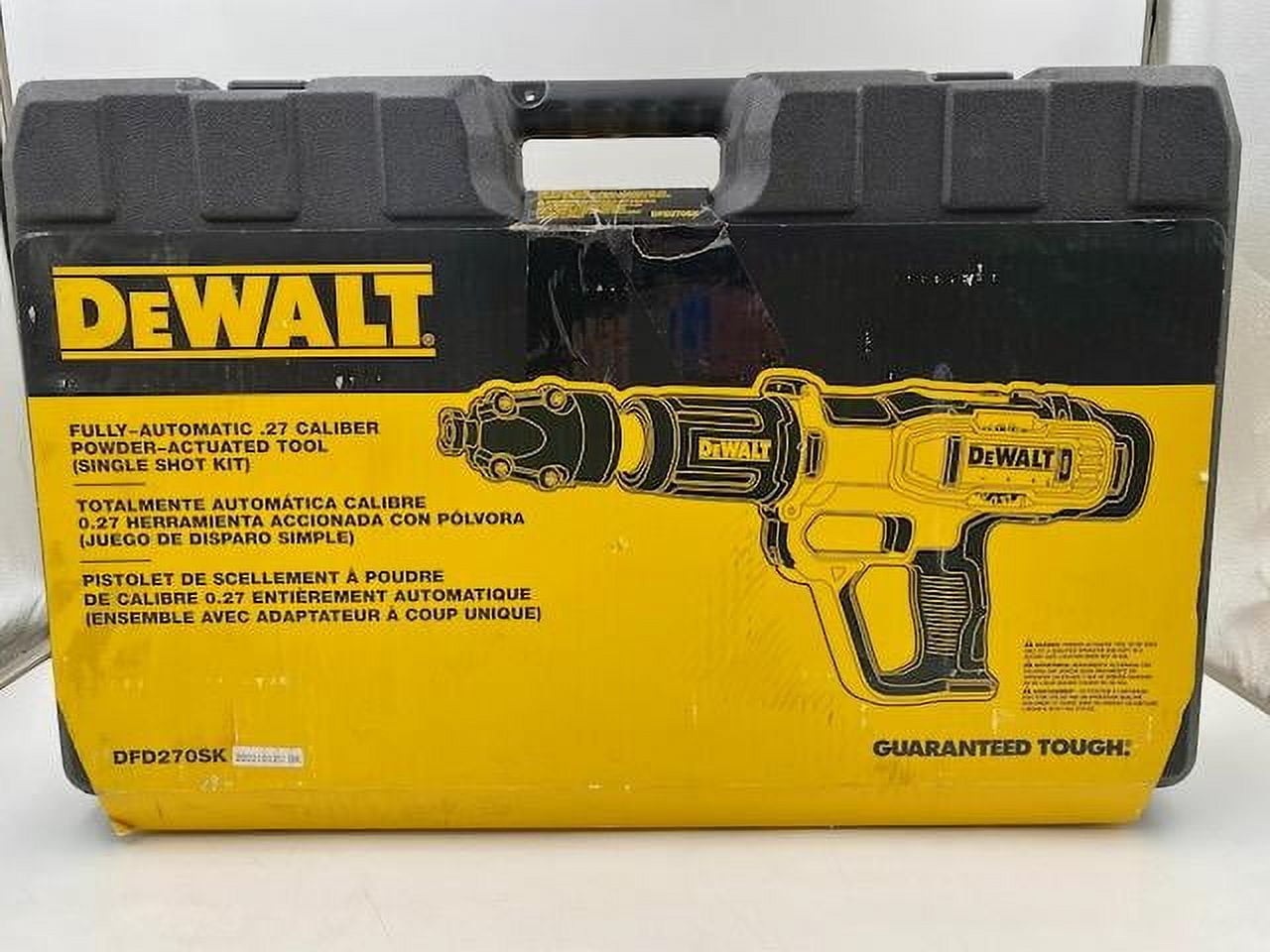 DeWalt DFD270SK Fully-Automatic .27 Caliber Powder Actuated Tool ...