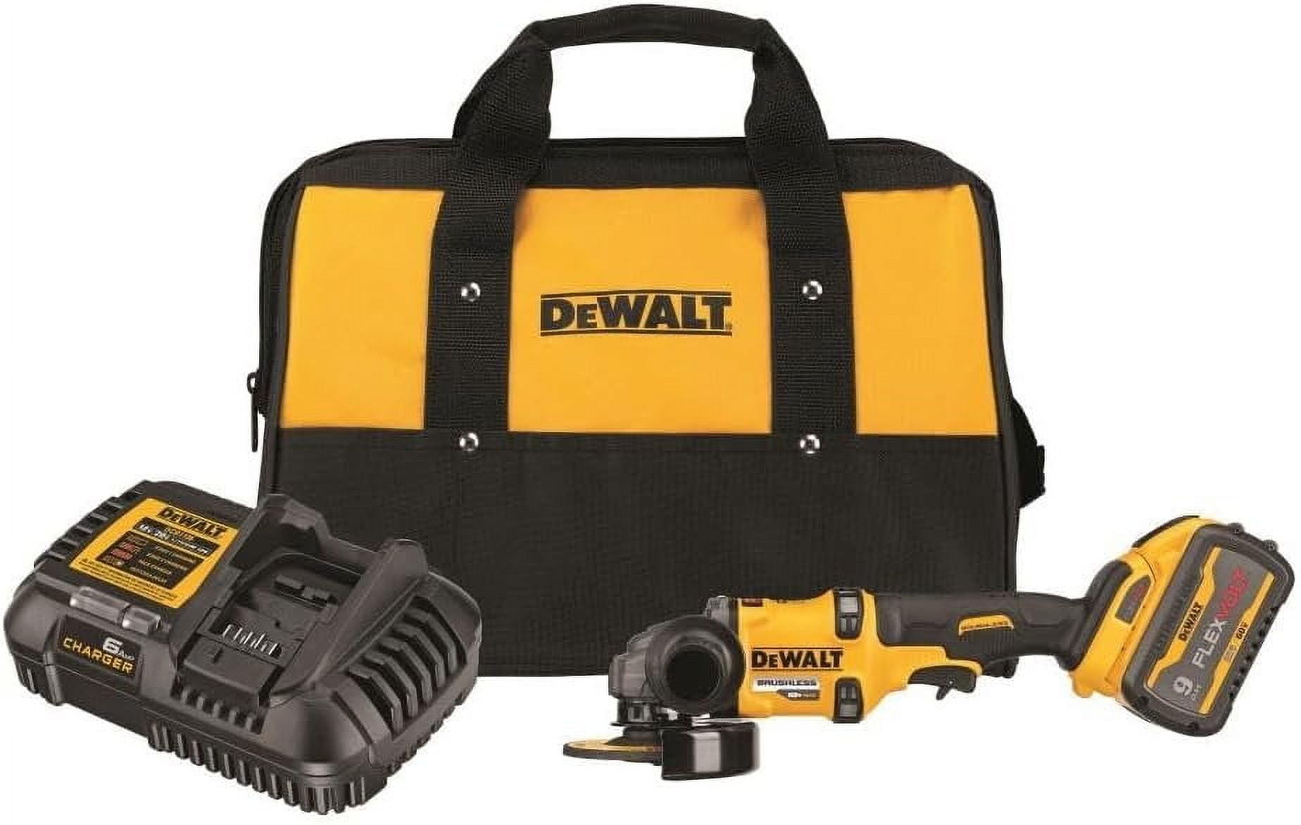 DEWALT FLEXVOLT 60V MAX Angle Grinder with Kickback Brake Kit, 4-1/2 ...