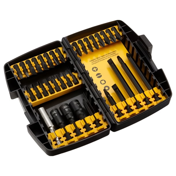 DEWALT Impact Driver Bit Set, 1.2 lbs, 34 Count - Walmart Business Supplies