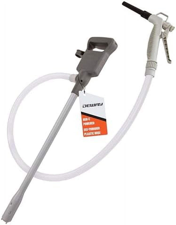 DEWAY Automatic Fuel Transfer Pump with Nozzle for Quick Flow Control ...