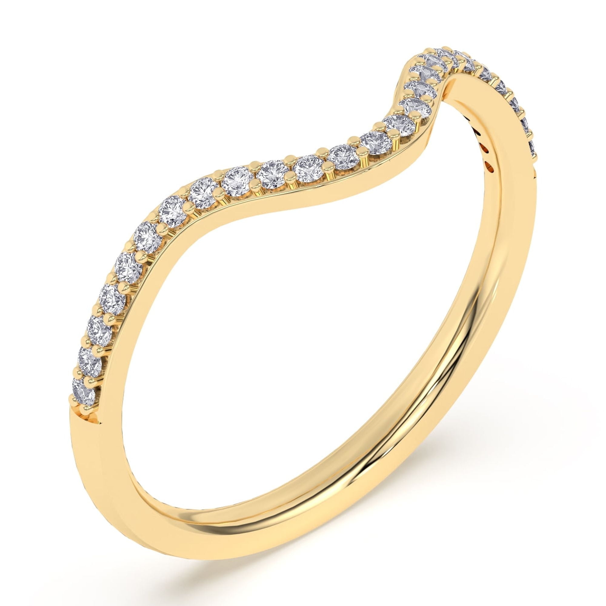 DEWBERRY 0.15 Carat Lab Grown Round IGI Certified Diamond Ring for ...