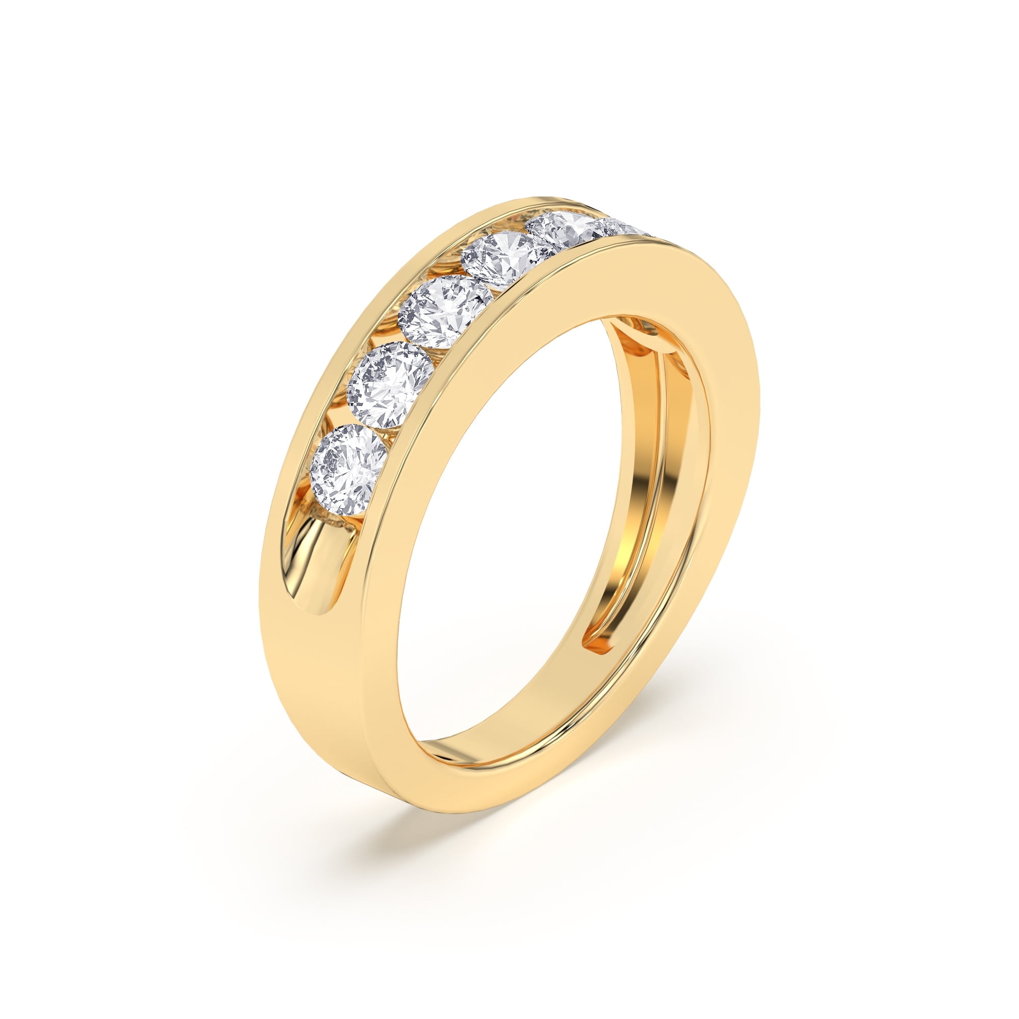 DEWBERRY 1.00 Cttw IGI Certified Lab Grown Diamond Anniversary Wedding ...