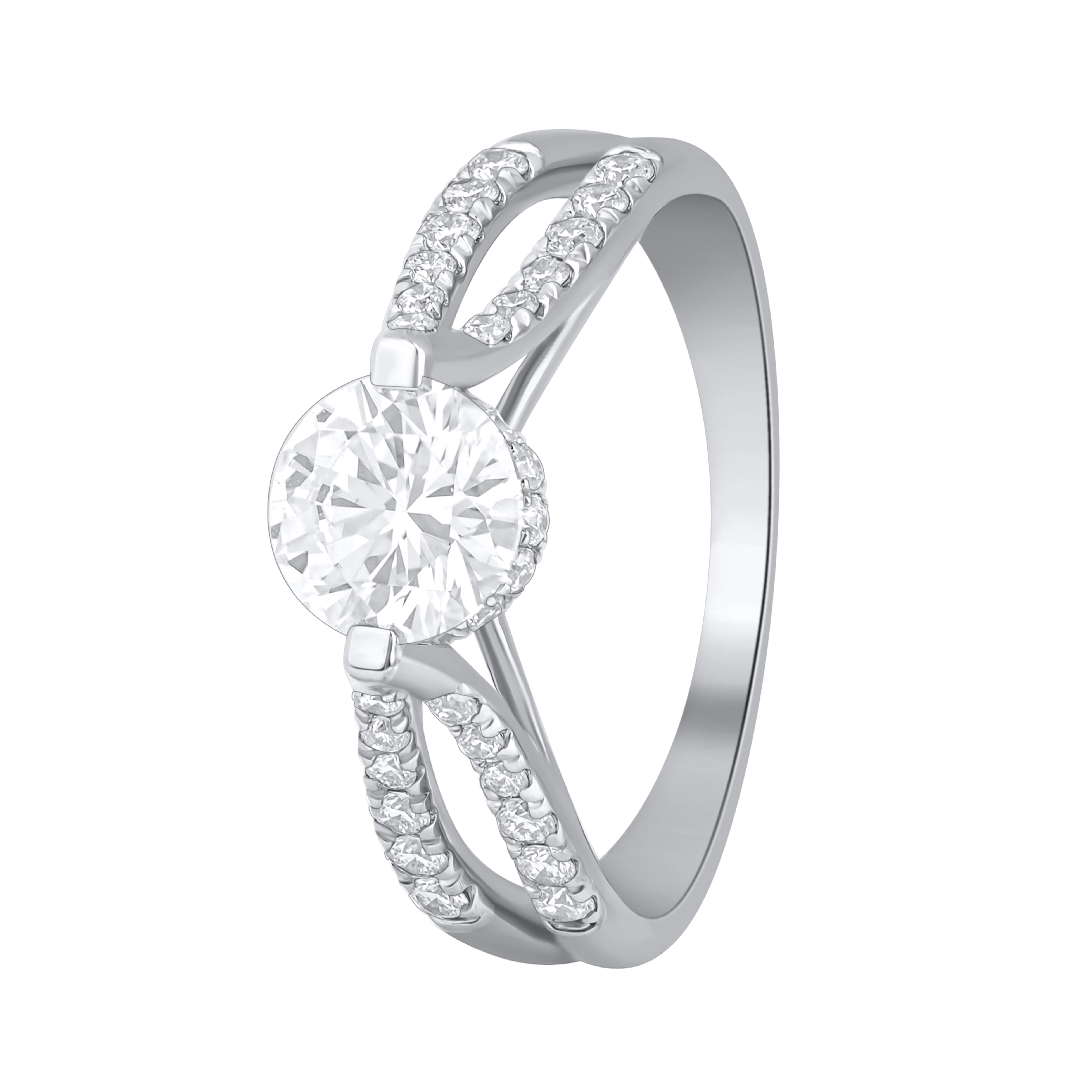 DEWBERRY 1.25 Cttw Round Solitaire Natural Certified Diamond Split ...