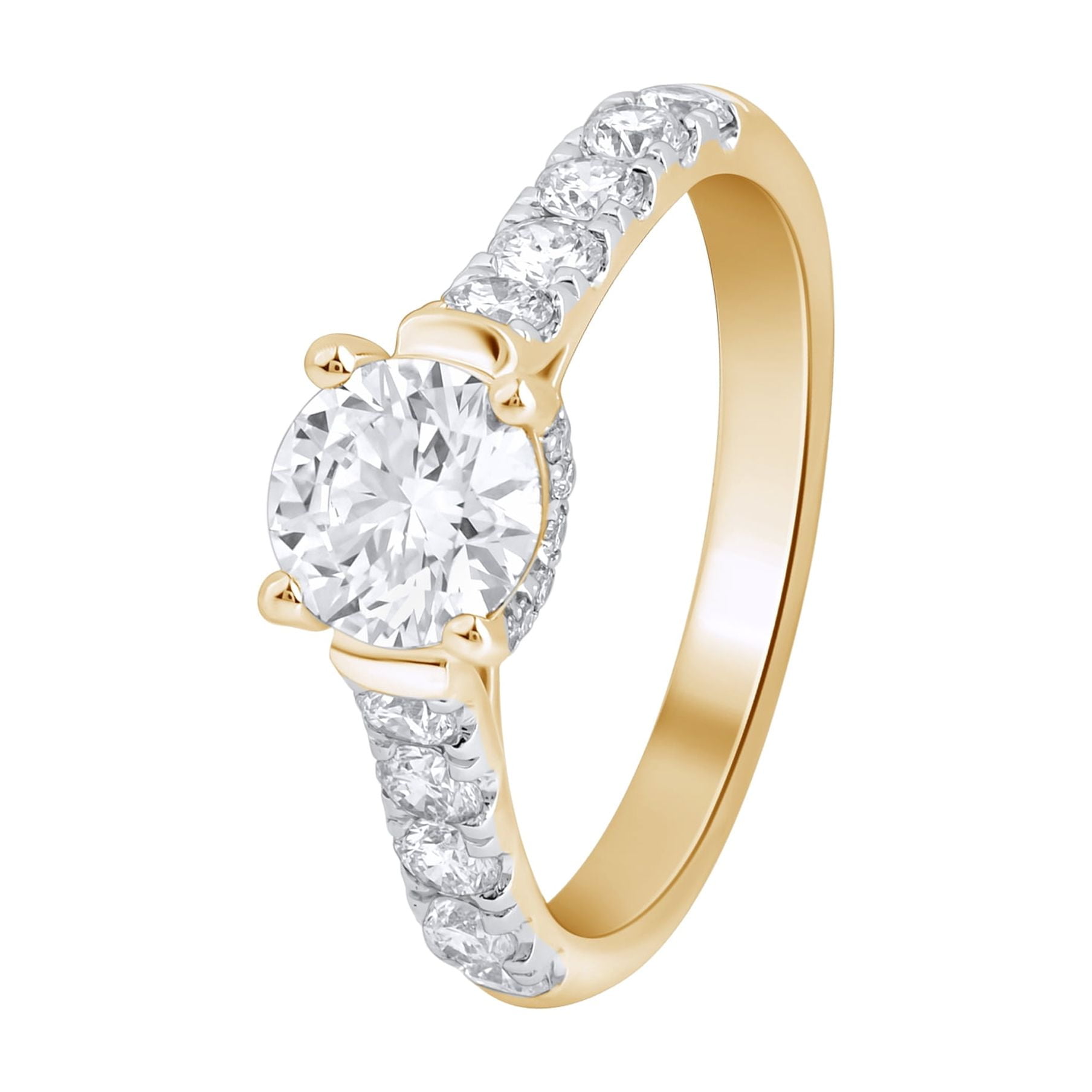 DEWBERRY 1.75 Ct IGI Certified Natural Diamond Solitaire Engagement ...