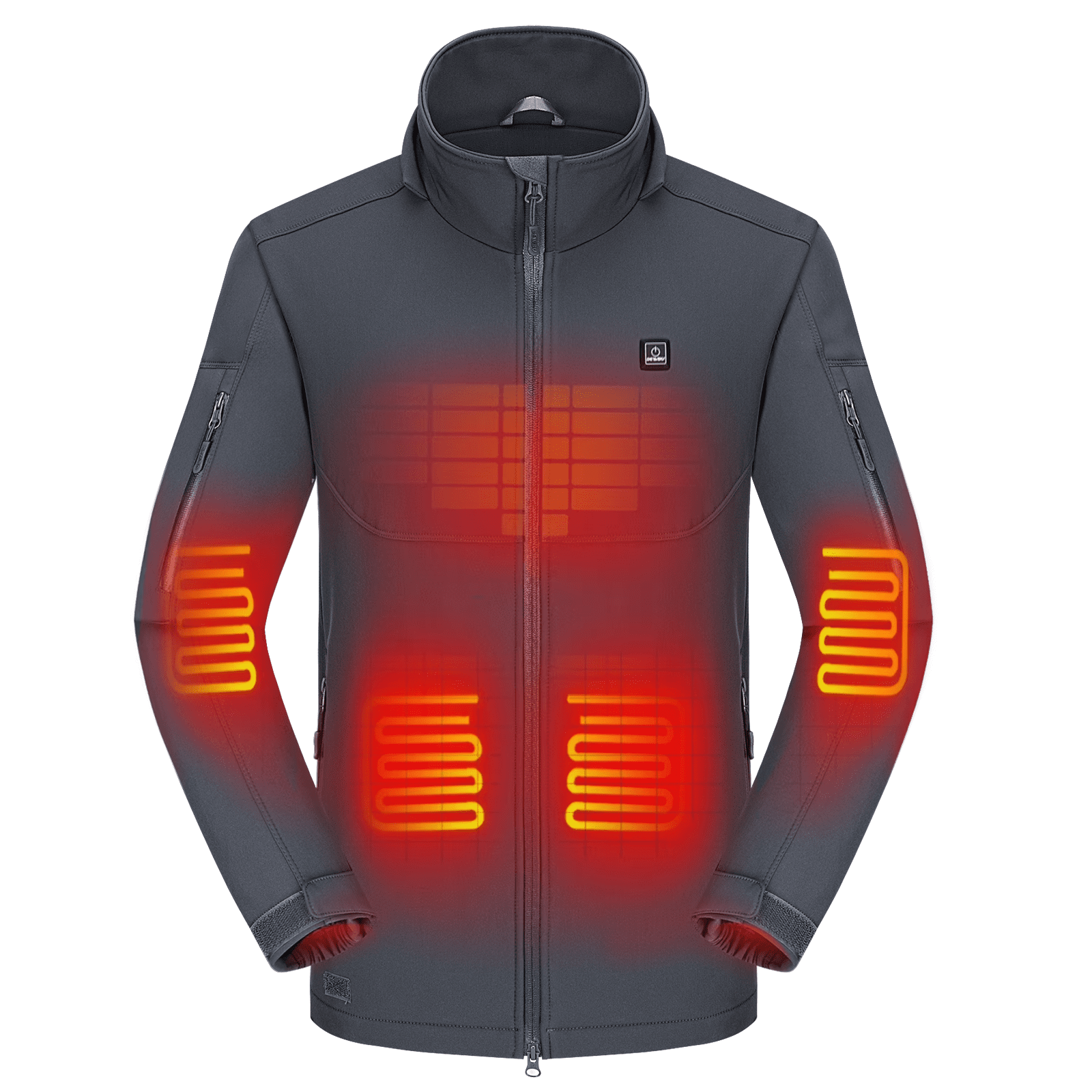 DEWBU Men's Heated Jacket with Rechargeable 12V Battery Pack ...