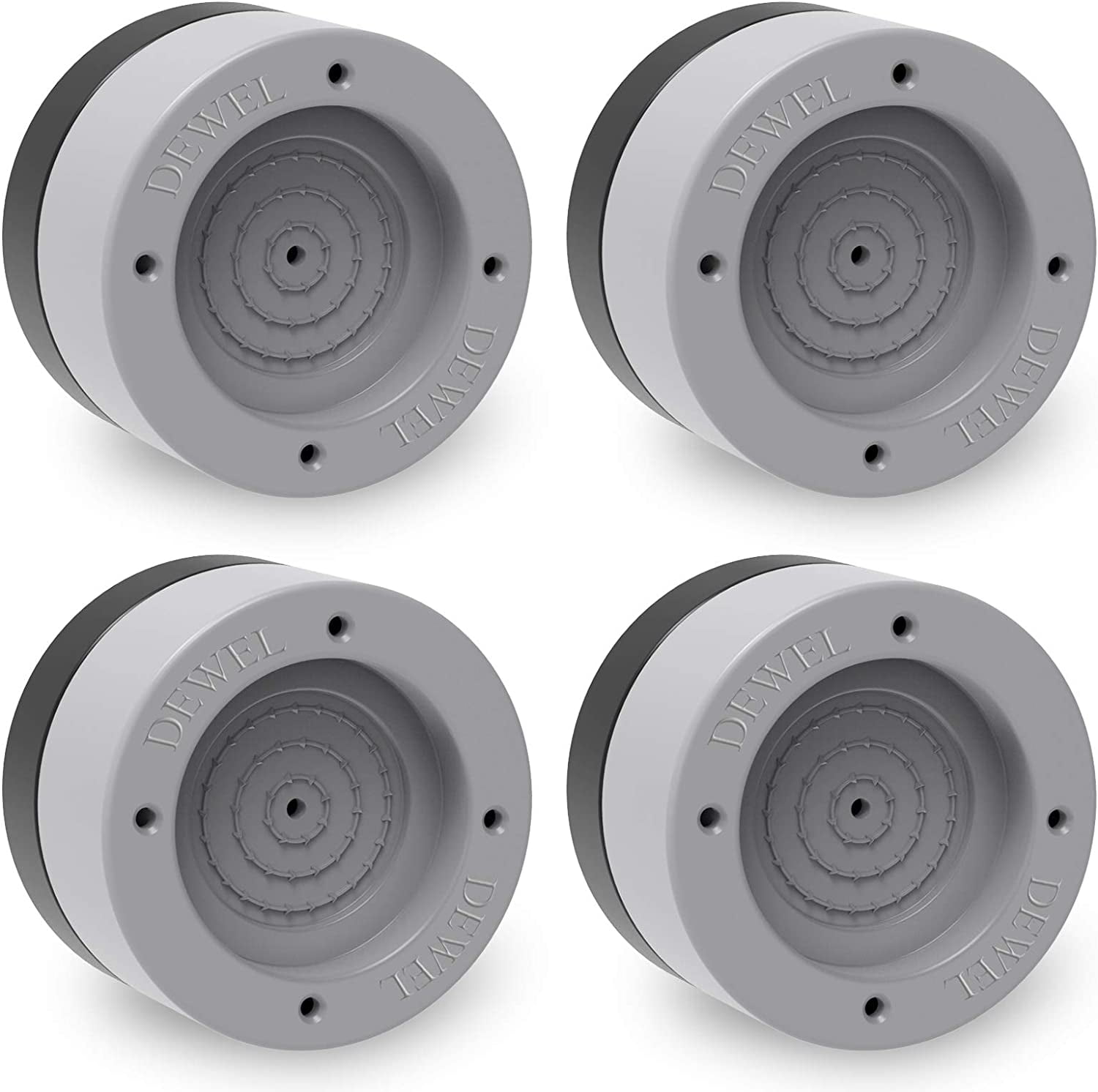 DEWEL Anti-Vibration Pads, Foot Pads, Stabilizer 4 Pack for Washing ...