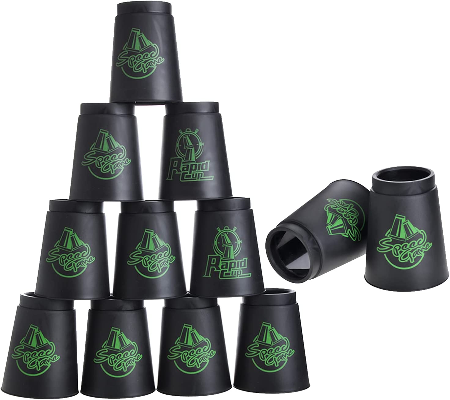 Stacking Cup Game, 12pcs Cup Stacking Set, Sport Stacking Cups, Classic ...