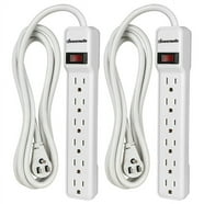 DEWENWILS Heavy Duty 6-Outlet Power Strip Surge Protector, 15ft ...