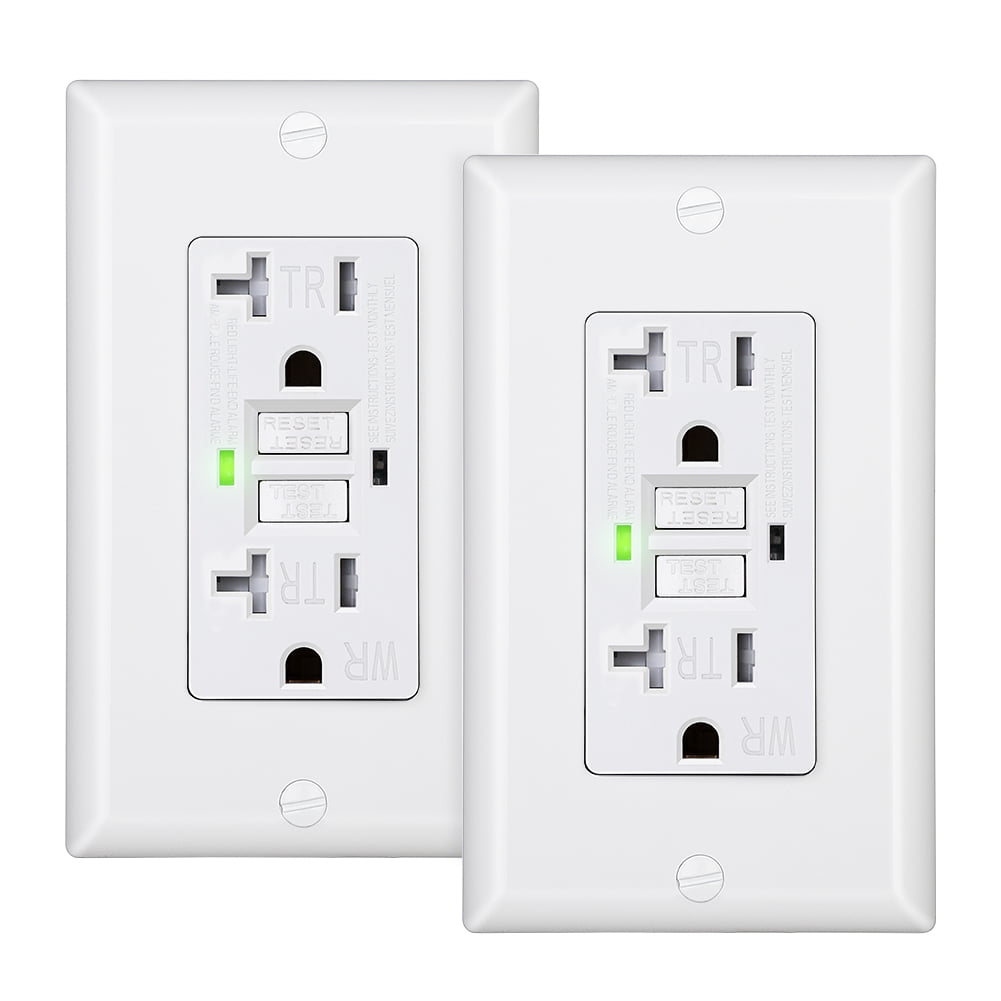 DEWENWILS 20A GFCI Outlet Receptacle Self-Test with LED Indicator ...