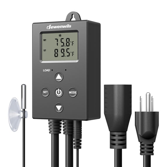 DEWENWILS Digital Thermostat Outlet for Greenhouse, Heating & Cooling ...