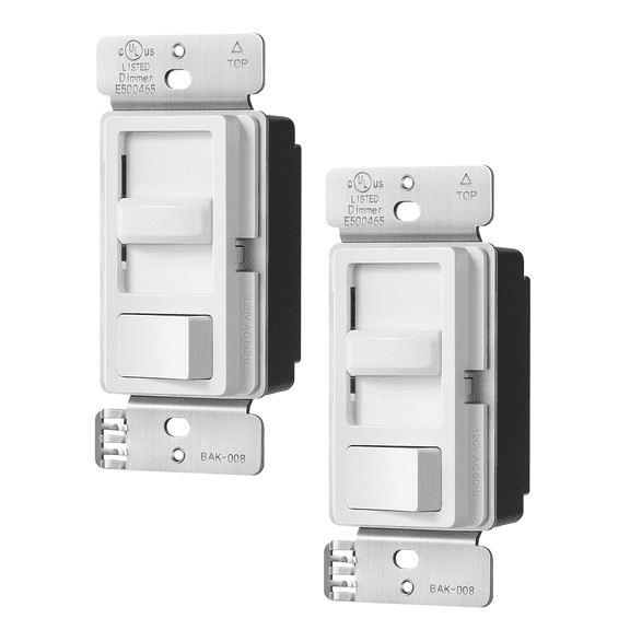 XIULIN 15 Amp, 120/277 Volt, Decora Single-Pole / 3-Way AC Combination ...