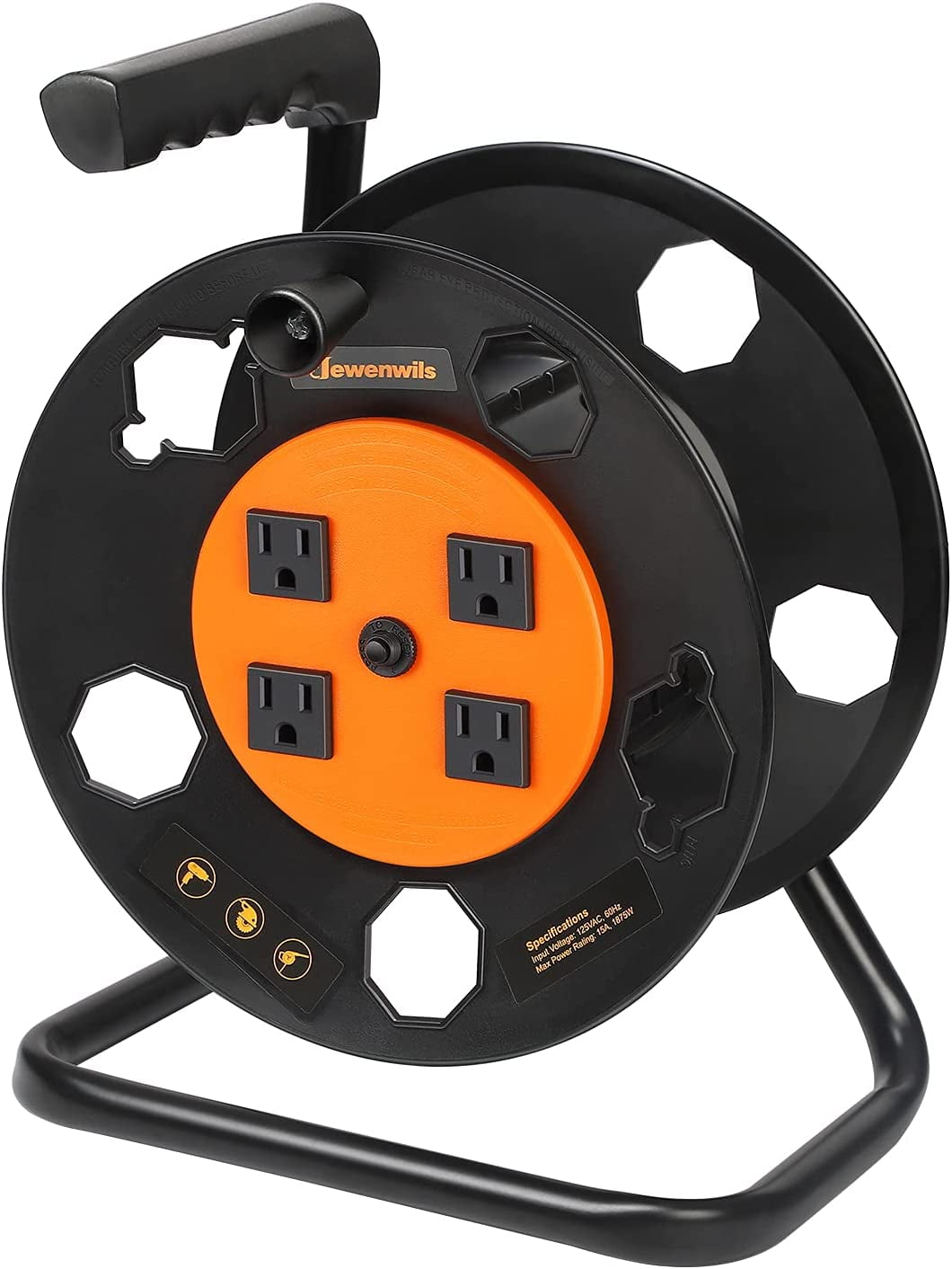 Masterplug 3ft Extension Cord Storage Reel - Walmart.com