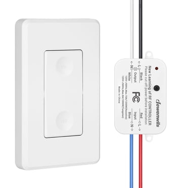 GREENCYCLE 1 PK 2-way Wireless Switch 2 PK Remote Receiver Smart ...