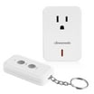 DEWENWILS Electrical Plug Receiver, Wireless Remote Control Outlet ...
