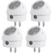 4-Pack Automatic LED Night Light for Home, Indoor Hallway, Bathroom ...