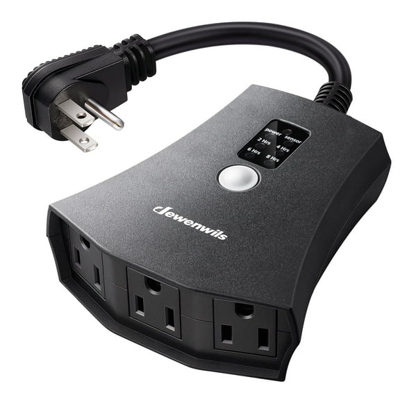 DEWENWILS 24-Hour Mechanical Timer, 2-Pack, Dual Outlet, 15A/1875W ...