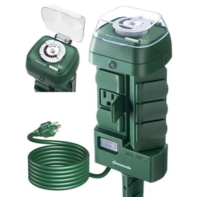 Christmas Light Timers & Outdoor Light Timers - Walmart - Walmart.com