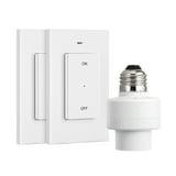 Dewenwils E26 E27 Remote Control Light Bulb Socket, Wireless Light ...