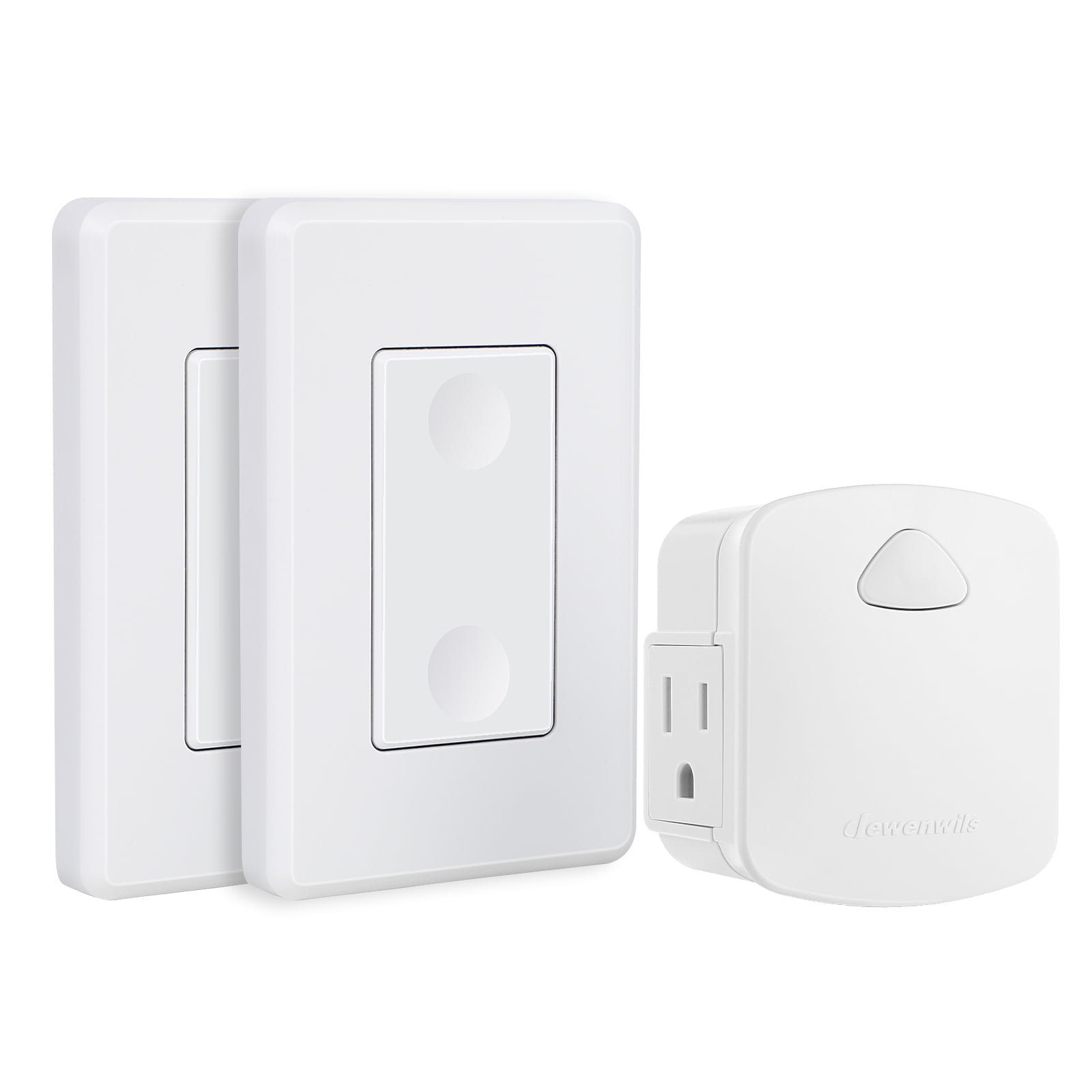 DEWENWILS Wireless Remote Control Outlet, 100ft RF Range, 125V/15A ...