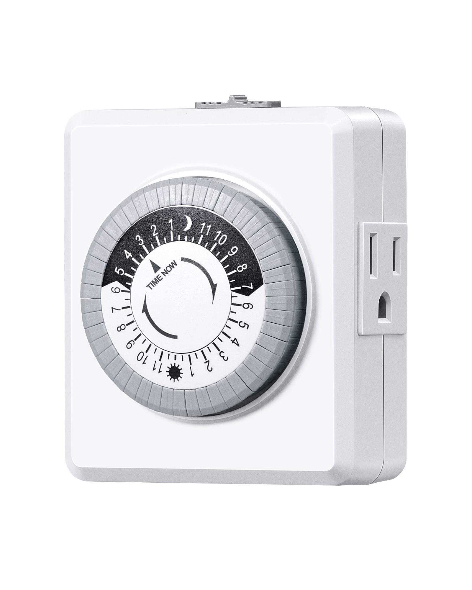 DEWENWILS24 Hour Cycle Plug-in Mechanical Timer, Indoor Timer for ...