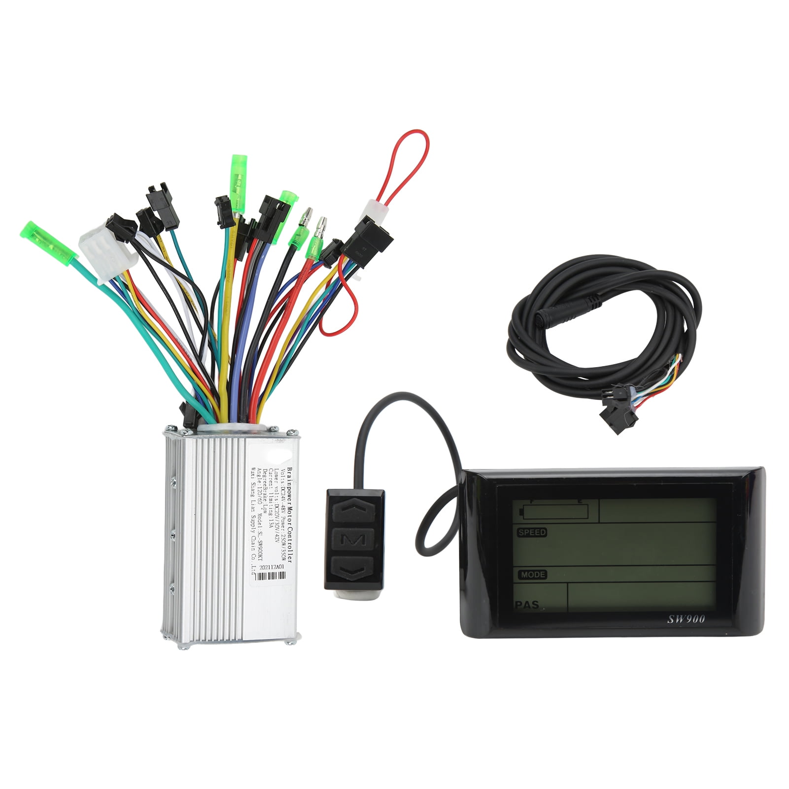 DEWIN 24V‑48V 250W/350W Electric Bike Brushless Controller SW900 LCD ...