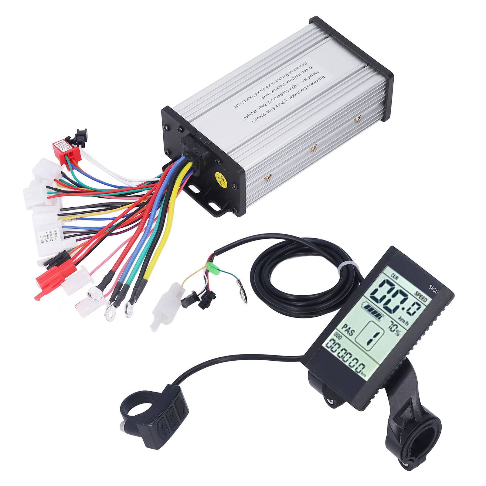 DEWIN 48V 64V 600W Sine Wave Controller S830 LCD Panel Set Brushless ...