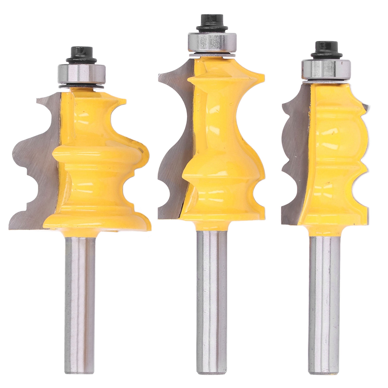 DEWIN Architectural Molding Router Bit, 3Pcs Architectural Molding ...