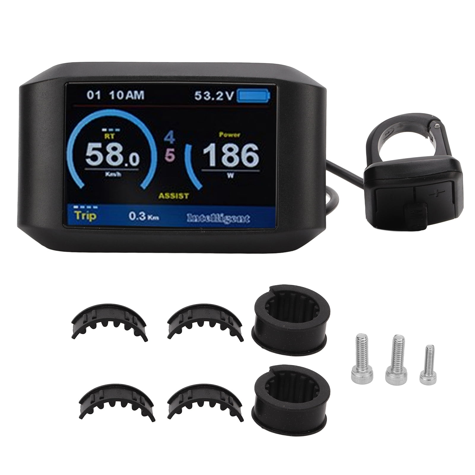 DEWIN Electric Bicycle Conversion Kit 750C LCD Display Indicator for Bafang BBS01 BBS02 BBSHD ...