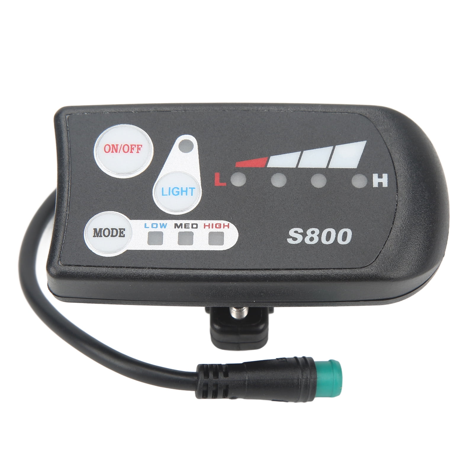 DEWIN Electric Bicycle Display, Electric Bicycle Bike Display Scooter S800 LED Display Meter ...