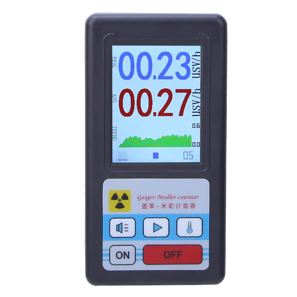DEWIN Nuclear Radiation Detector, Portable LCD Digital Geiger Counter ...