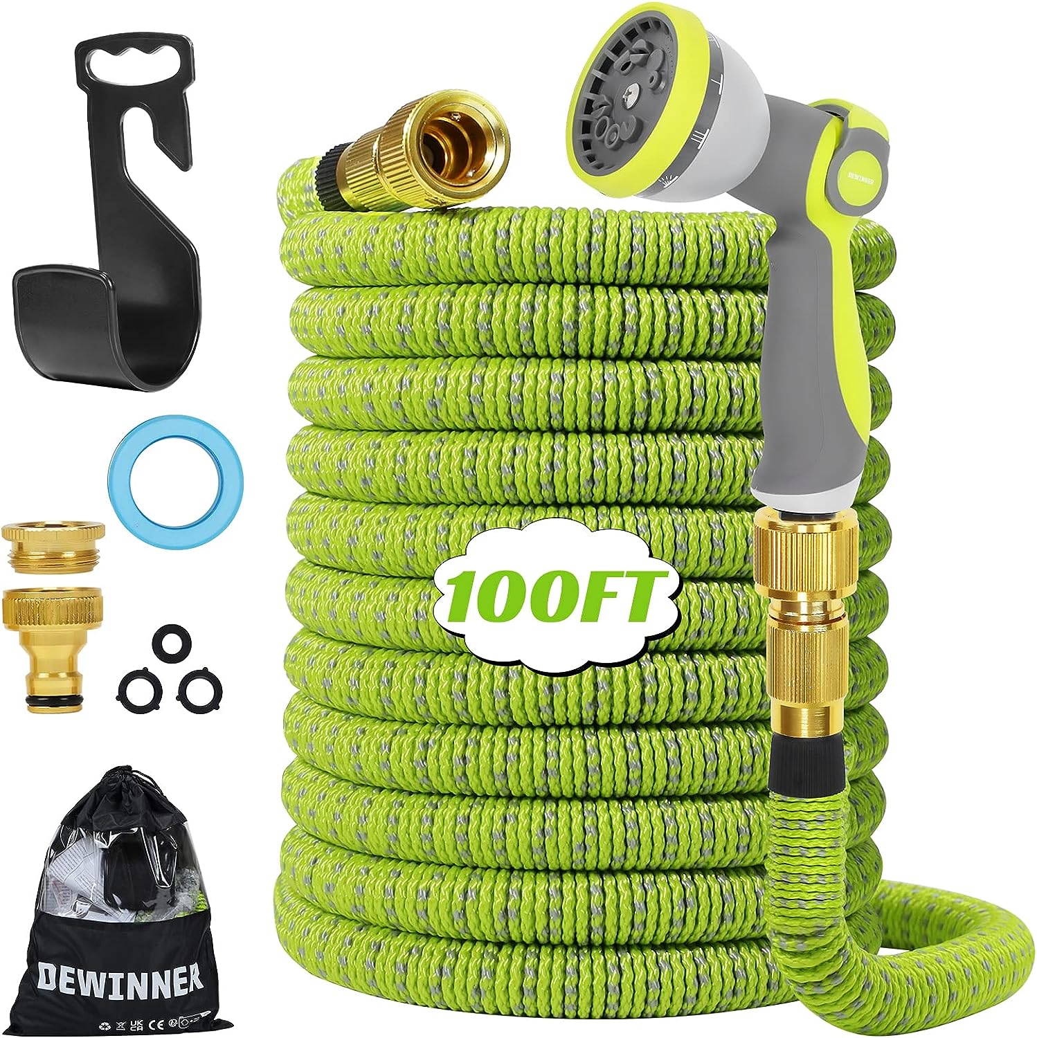 Yard Butler Ultimate Hose Management Bundle - Heavy Duty 2-Wheeled Hose ...