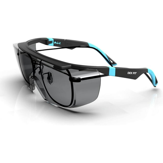 DEX FIT OTG Safety Sunglasses SG210; UV & Z87 Protection, Fog & Scratch ...