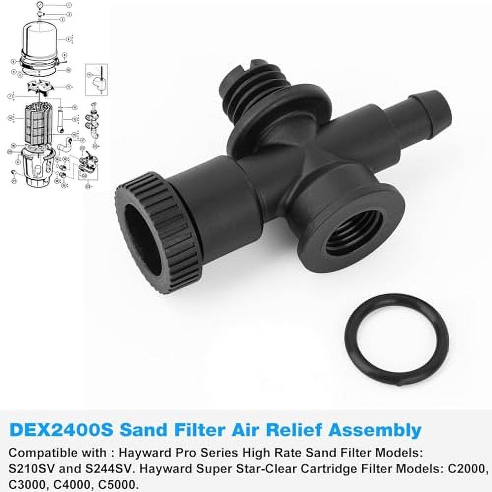 DEX2400S Filter Air Gauge Relief and Adapter Assembly Replacement for ...