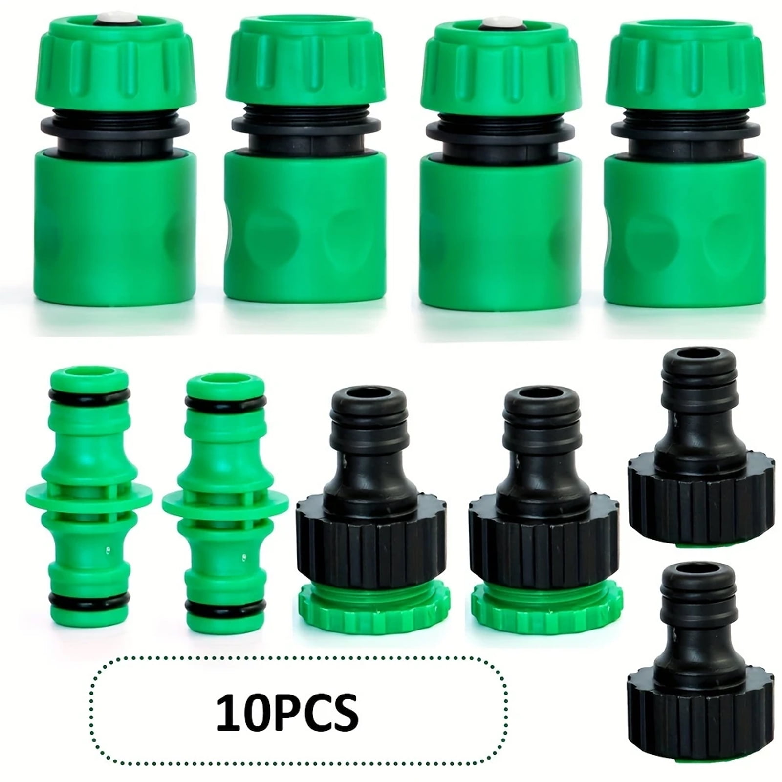 DEXIMRO 10-Piece Quick Connect Hose Fittings: Garden Hose Quick Connect ...