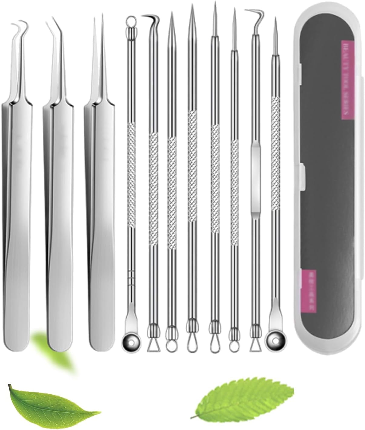 DEXIMRO 11 PCS 2025 New Stainless Steel Blackhead Remover Tool Kit ...