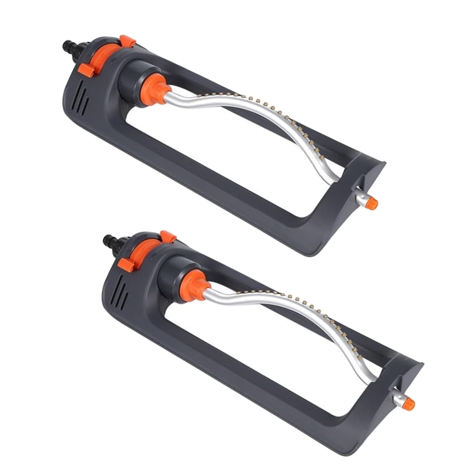 DEXIMRO 2 Pcs Lawn Sprinkler,Garden Oscillating Sprinkler,18 Brass ...