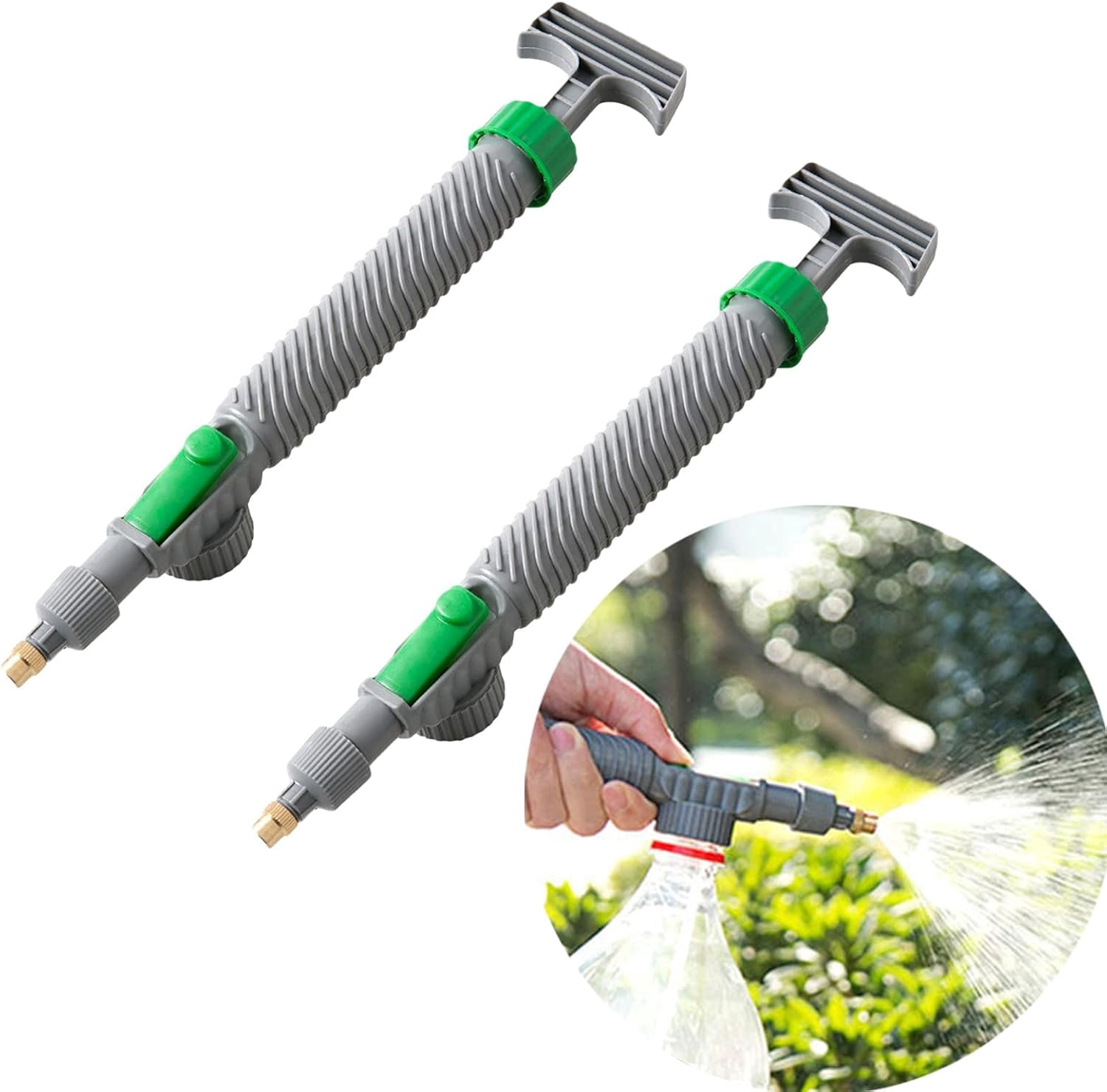 DEXIMRO 2PCS Adjustable Drink Bottle Sprayer,High Pressure Air Pump ...
