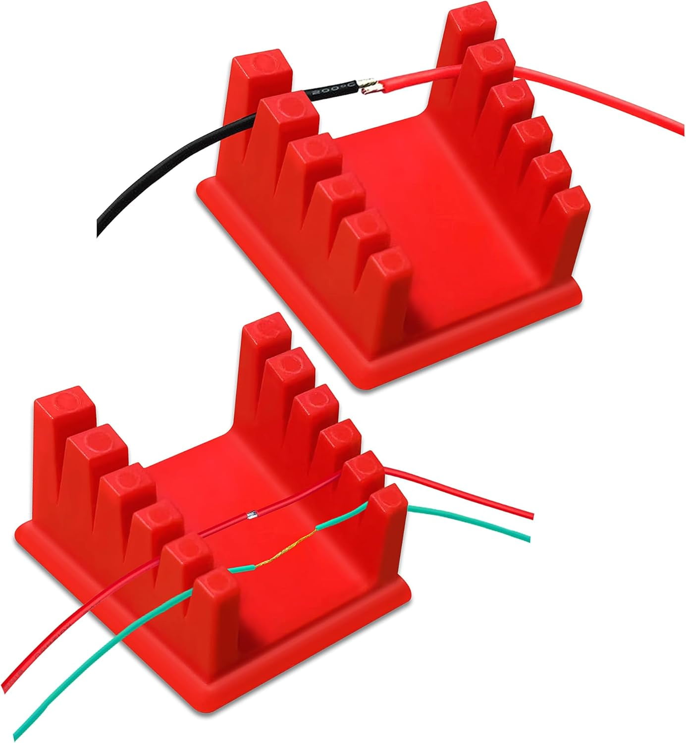 DEXIMRO 2PCS Soldering Station Clamp,Plastic Wire Clamp Bracket,Welding ...