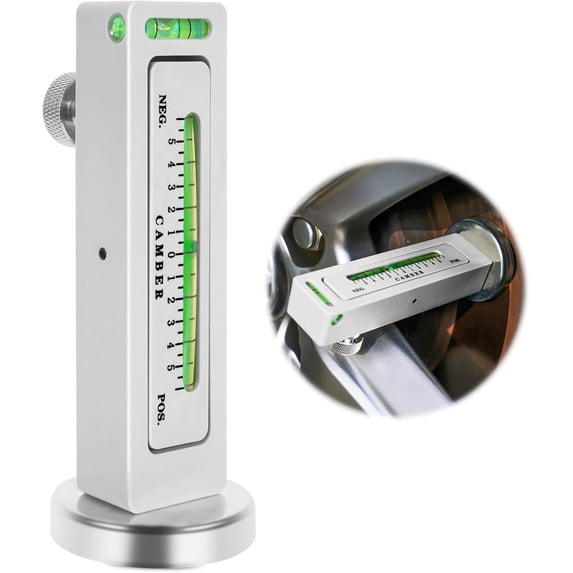 DEXIMRO Adjustable Magnetic Gauge Tool, Wheel Camber, Caster Pillar and ...