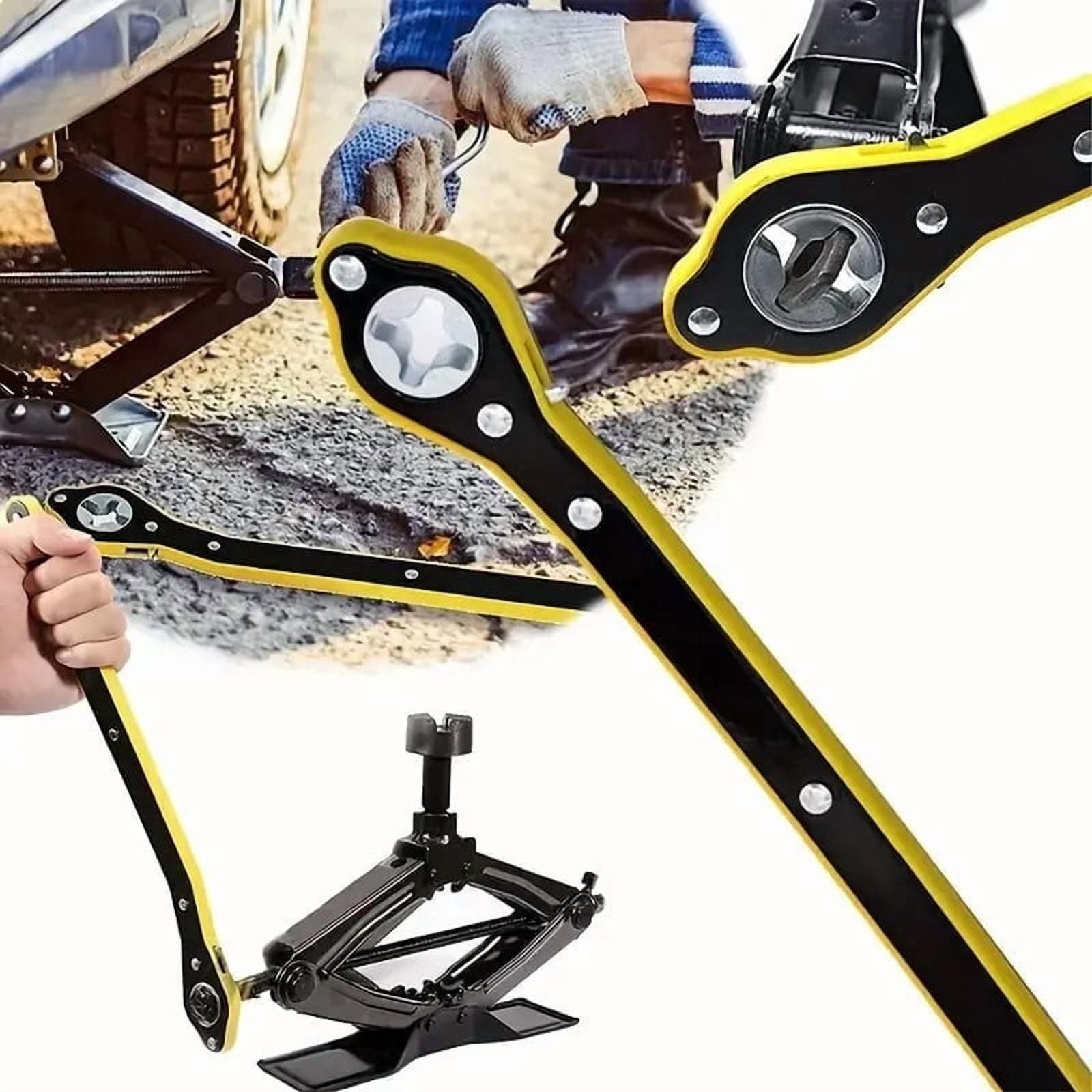 DEXIMRO Auto Labor-Saving Jack Ratchet Wrench, Universal 360 Degree ...