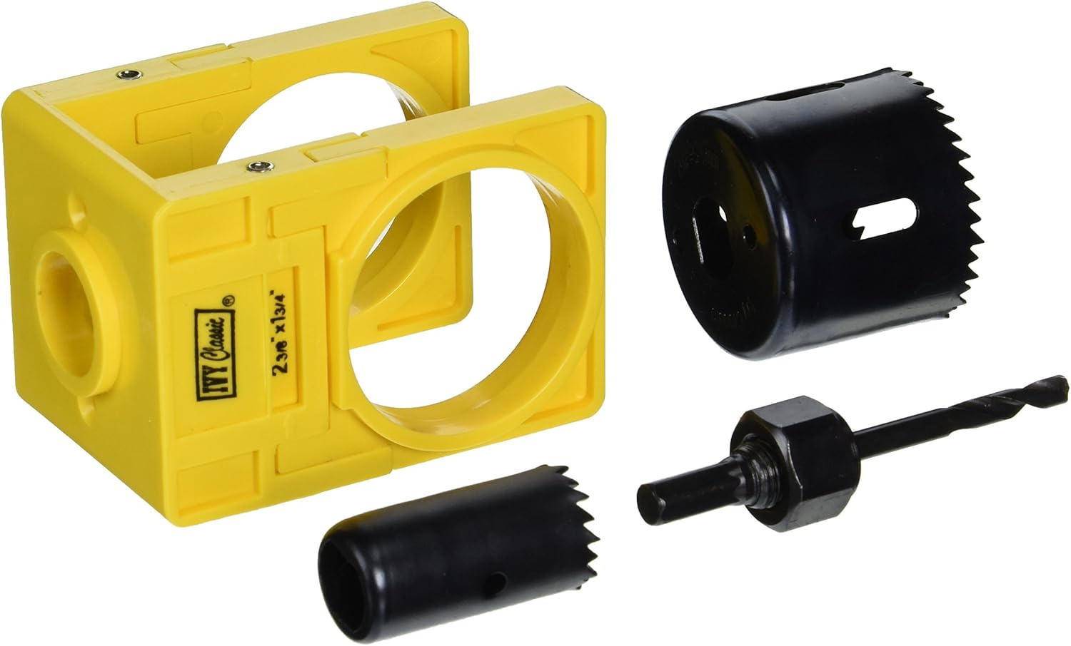 DEXIMRO Door Lock Installation Kit with Adjustable Guide Template Ball ...