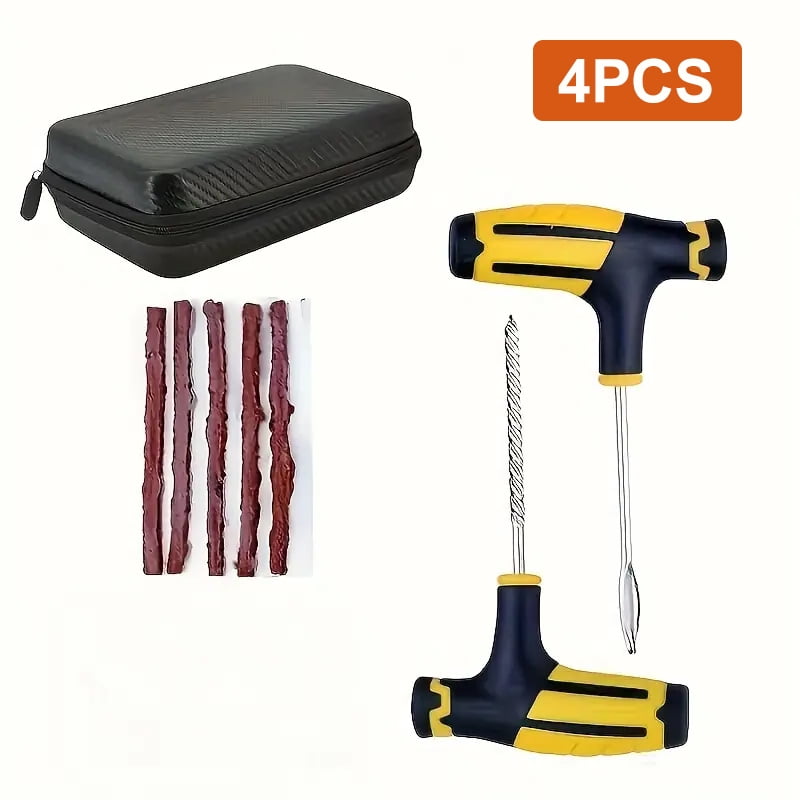 DEXIMRO Tire Plug Repair Kit, Heavy Duty Car Emergency Tool Kit for ...