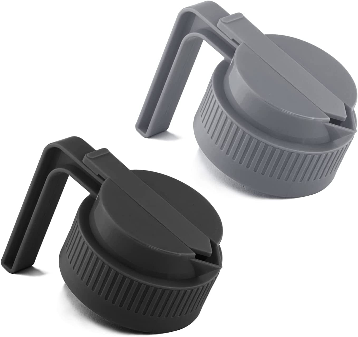 DEXING Wide Mouth Mason Jar Flip Cap Lids, 2 Pack, Sliding Lid, Handle ...