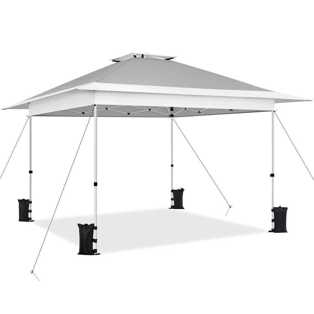 DEXS 13×13 ft Pop-Up Canopy, Featuring Overhang for Extended Shade ...
